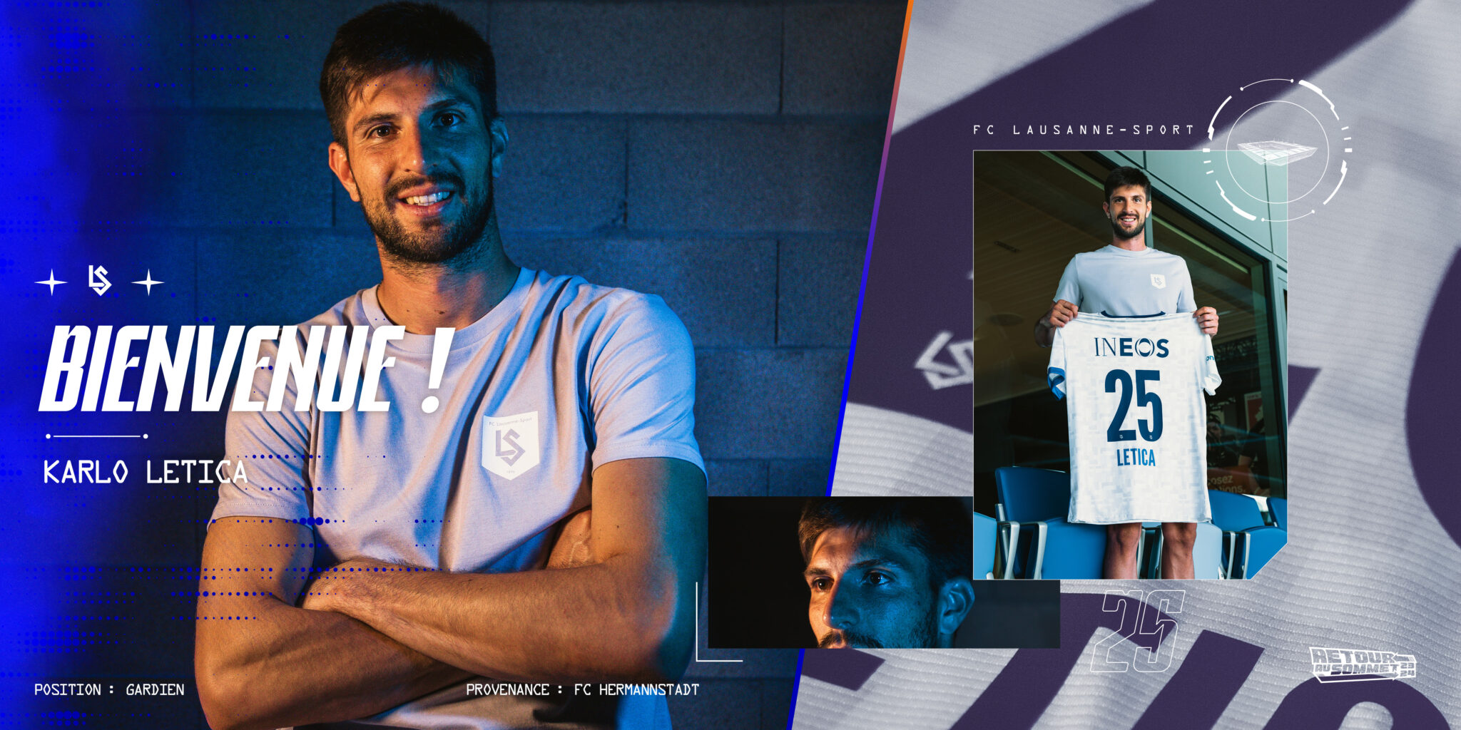 Le FC Lausanne-Sport annonce la signature du gardien Karlo Letica en ...