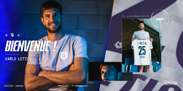 Le FC Lausanne-Sport annonce la signature du gardien Karlo Letica en ...